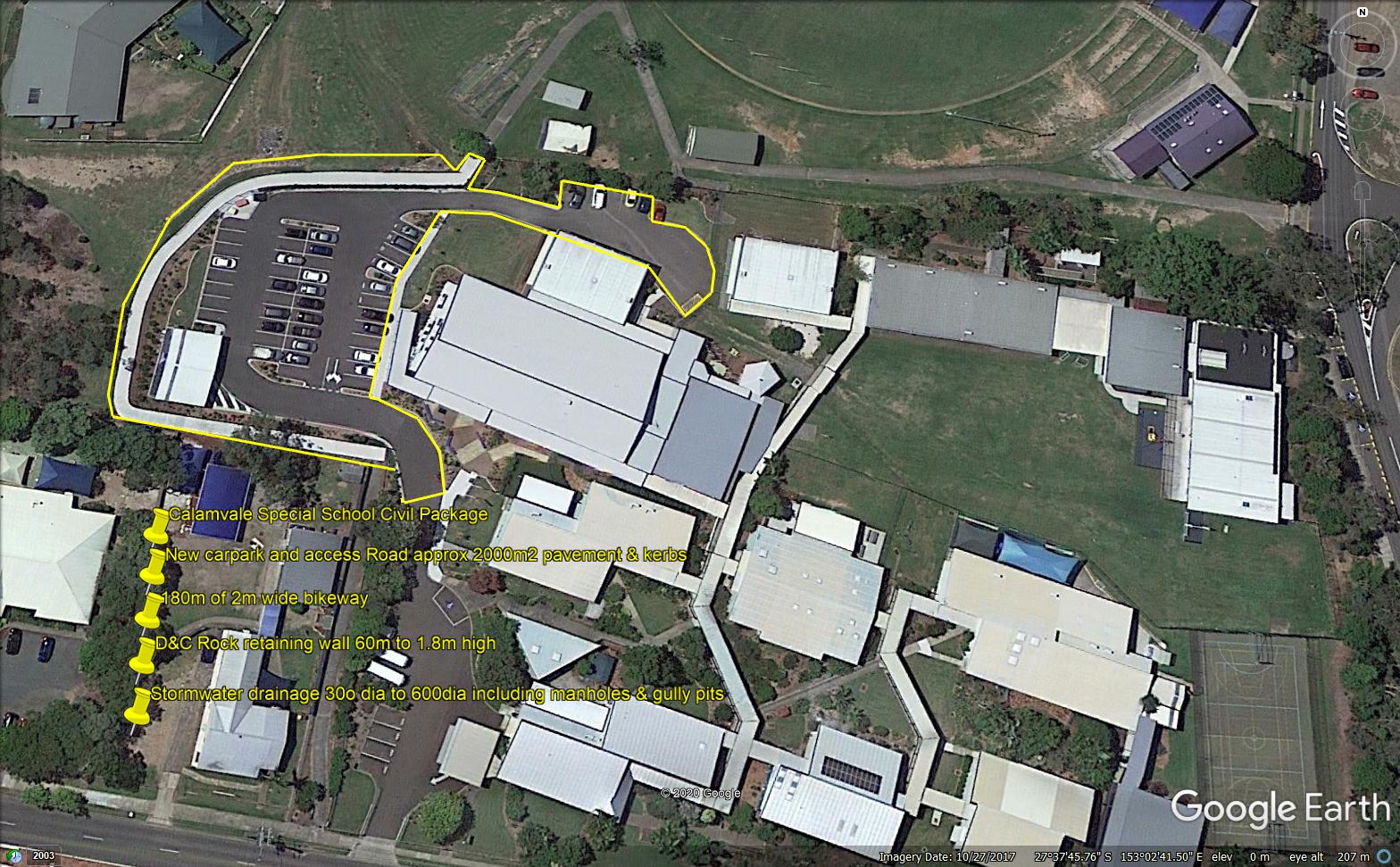 Calamvale Special School (Civil Package) - Civil Contract Services